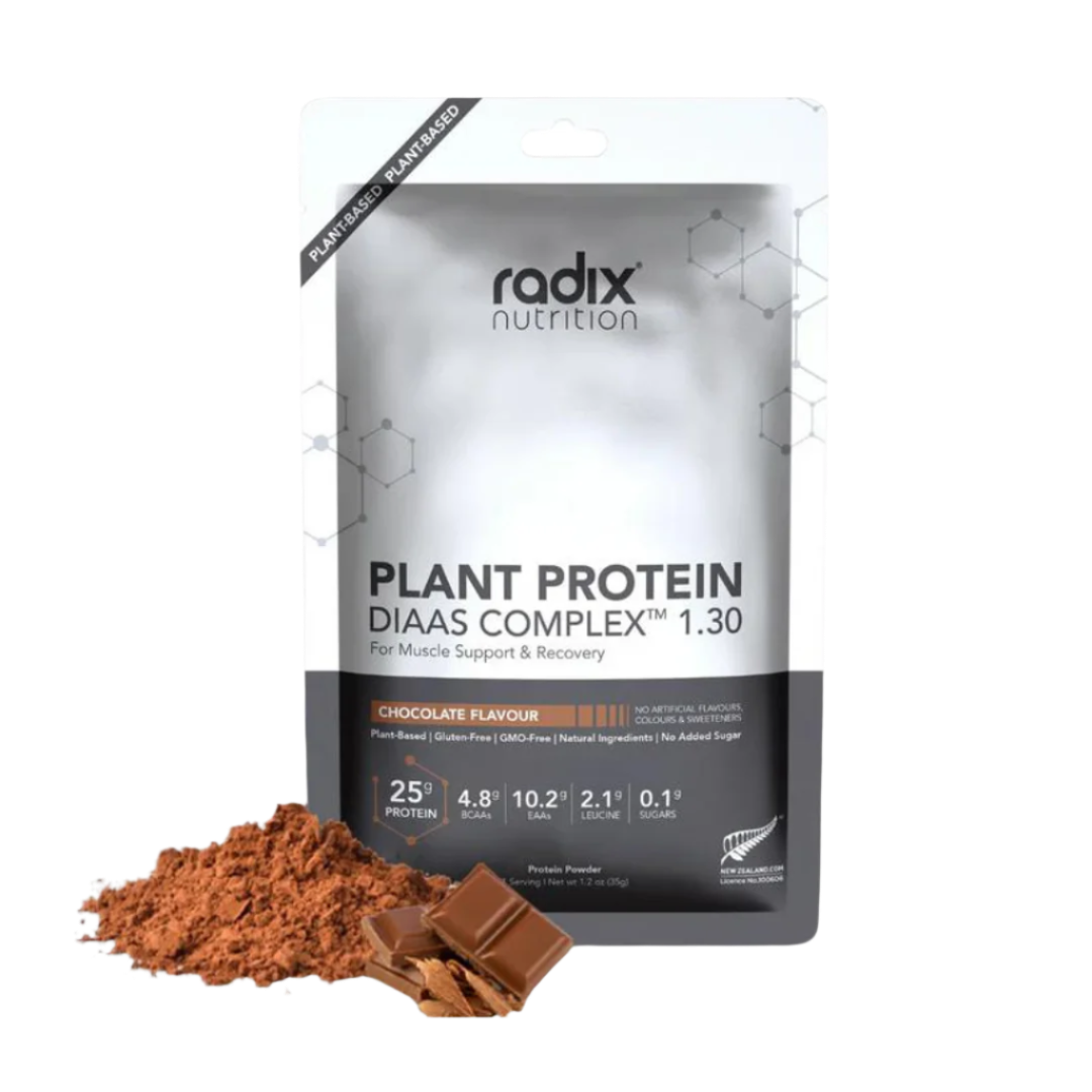 Radix Nutrition - Plant Protein DIAAS Complex™ 1.30 Sachet - Chocolate ...