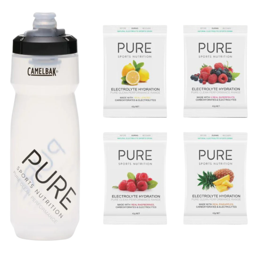 PURE Sports Nutrition | Electrolyte Hydration Premium Starter Kit | Aid ...